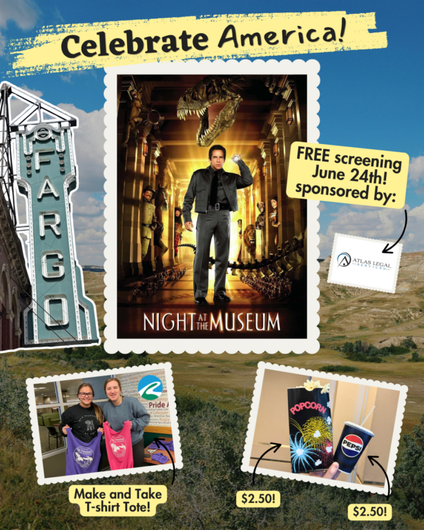 Celebrate America! Free NIGHT AT THE MUSEUM Screening