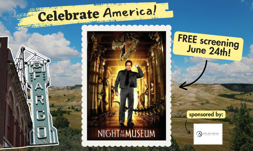 Celebrate America! Free NIGHT AT THE MUSEUM Screening